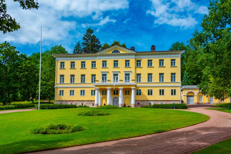 Stenhuset Mansion in Fiskars, Finland Editorial Stock Image - Image of ...