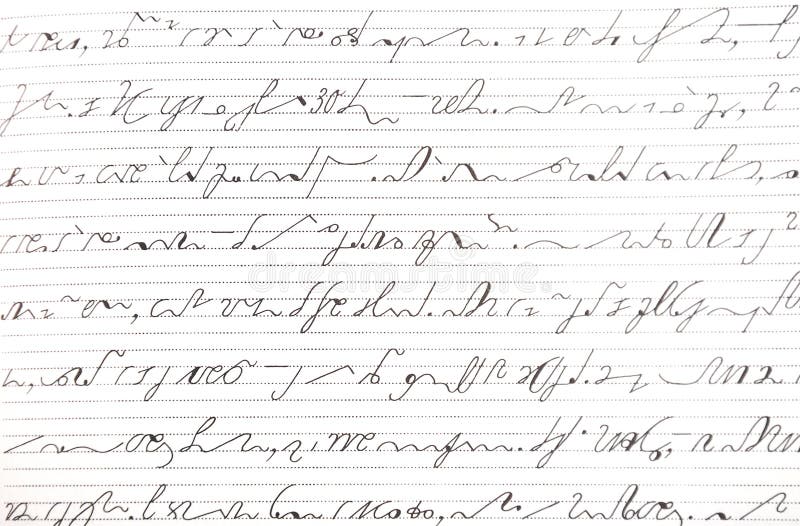 Stenography photo stock. Image du lignes, papier, sténographie - 40760648