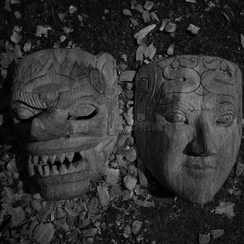 Javanese Traditional Wood Masks Stock Image - Image of photooftheday ...
