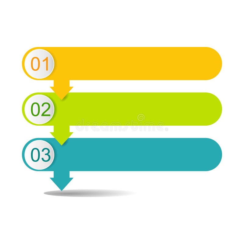 3 Step Arrow List Colorful Banners Stock Vector - Illustration of ... 3 Step Arrow List Colorful Banners Stock Vector - Illustration of ...