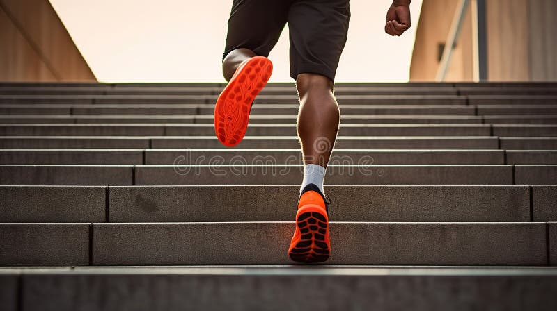 Step by Step - Ascending with Sneakers and Running Shoes, Generative AI ...