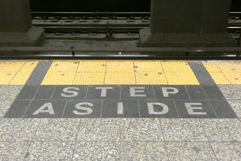 Step Aside stock photo. Image of warning, safety, public - 107755546