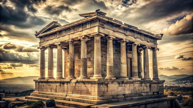 A Timeless Glimpse into Ancient Greece Photorealistic AI Rendering of ...