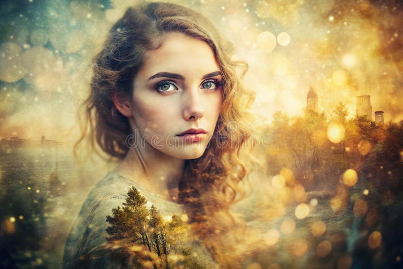 Evoking the Past Embracing the Present a Stunning Double Exposure ...