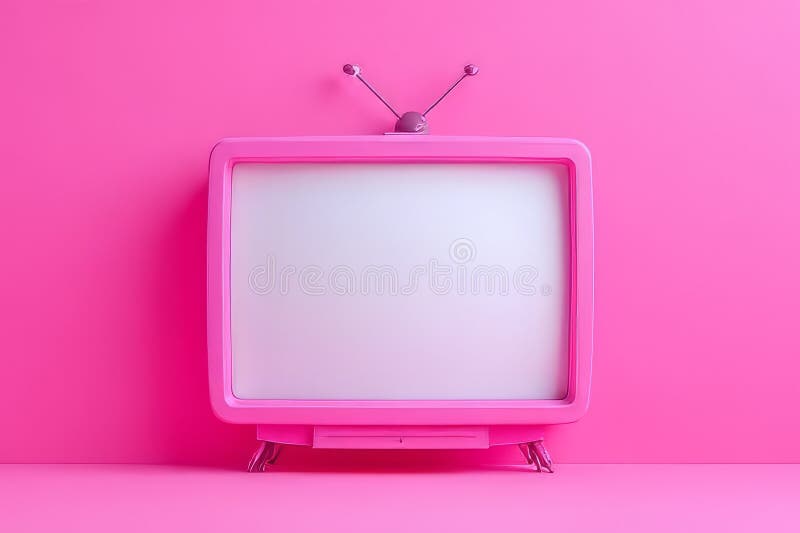 A Retro Pink Television a VintageInspired Home Decor Accent for a Bold ...