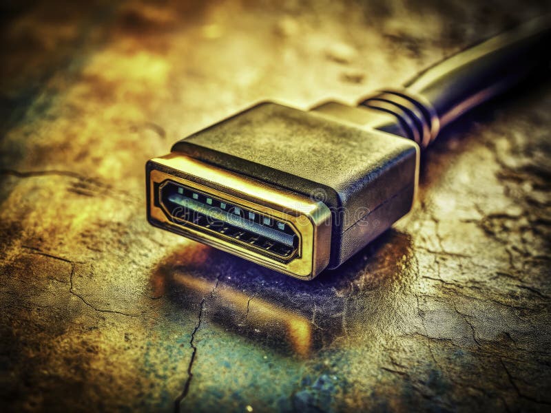 A Nostalgic Look at the Vintage HDMI Cable Retro Graphics Aged Textures ...