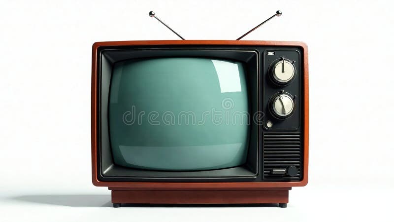 Nostalgic Retro Television a Detailed Look at a Pixelated Vintage TV ...