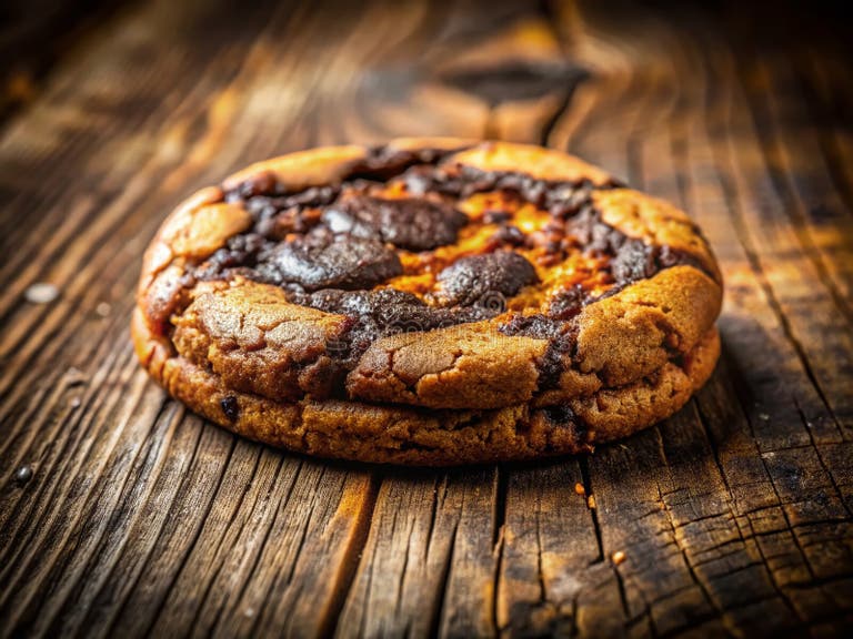 A Touch of Nostalgia Burnt Cookie Bottom in a Rustic Bakery a Vintage ...