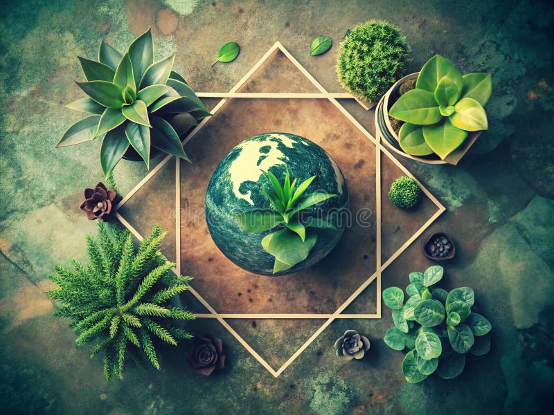 Embrace Sustainability with a Vintage Earth Day Aesthetic a Minimalist ...