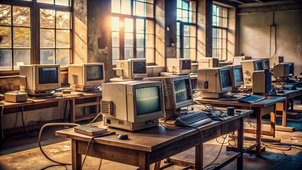 Step Back in Time Exploring a 1980s Computer Lab Filled with Retro ...