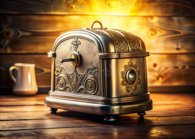 Vintage Toaster with Ornate Metalwork: a Timeless Kitchen Classic in ...