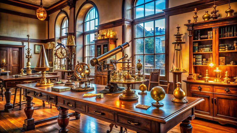 Early Microscopes Stock Illustrations – 6 Early Microscopes Stock ...