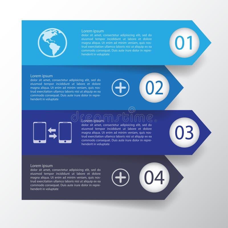 Step Banner Design Template.Vector/Illustration. Stock Vector ...