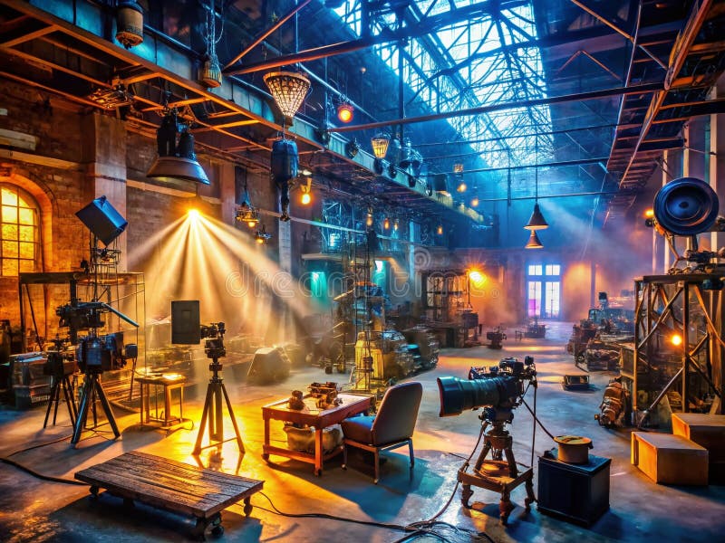 Illuminated Film Studio Warehouse a Surreal BehindtheScenes Look at ...