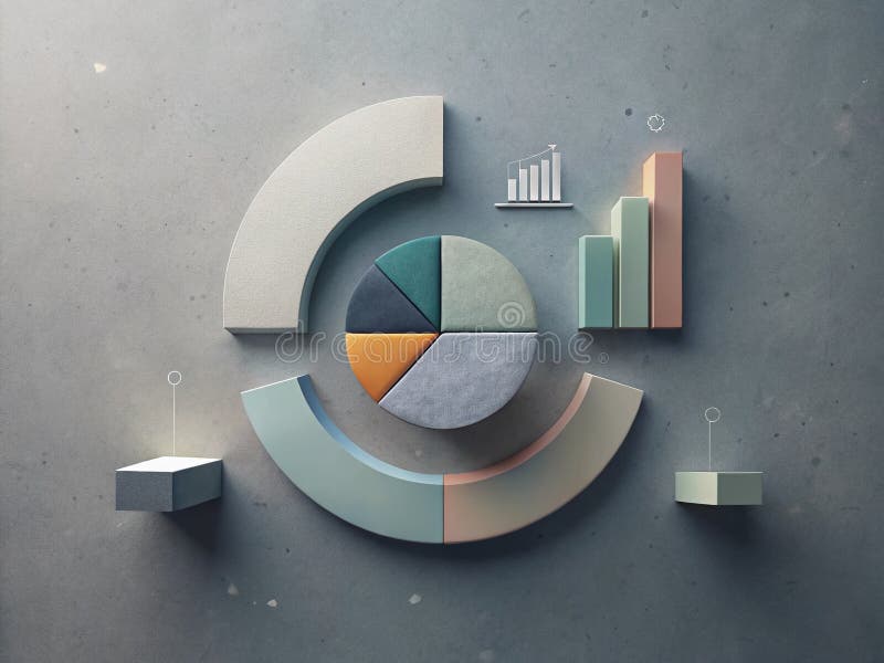 6Step Business Marketing Plan a Minimalist Cycle Diagram Pie Chart ...