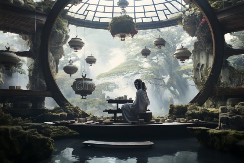 Enter an Interdimensional Tea House Where Stock Illustration - Illustration of russia, enter ...