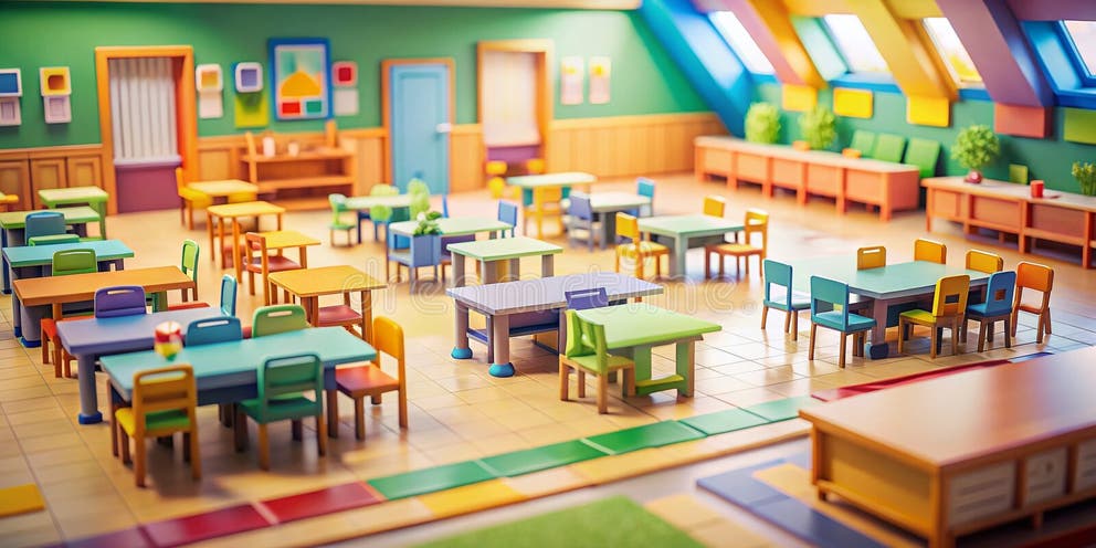 Vibrant TiltShift Classroom a Playful and Inspiring Learning Space ...