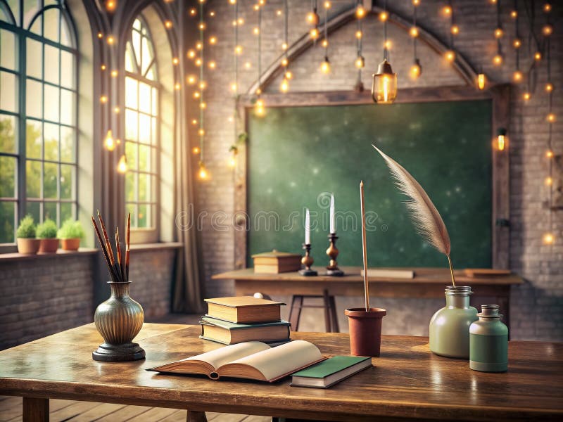 Hogwarts Classroom Inspiring Study Space Stock Illustrations – 2 Hogwarts Classroom Inspiring ...