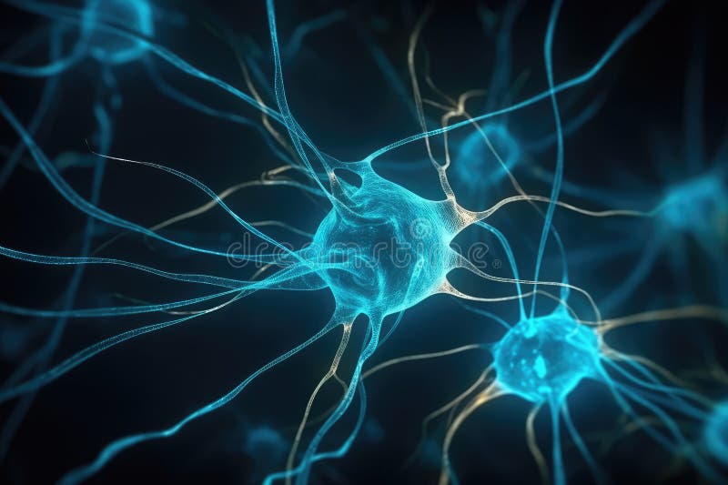 Firing Neurons: Dynamic Nerve Cells Engaged in Electrical Action within ...