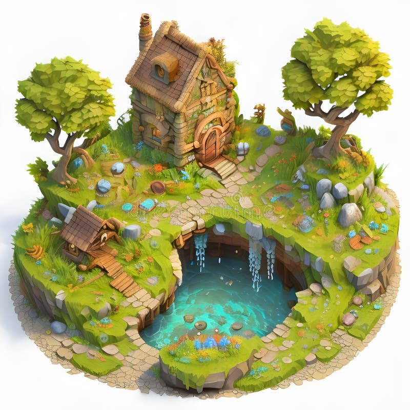 Immersive Fantasy Island: Stylized Game Assets for Detailed and Vivid ...