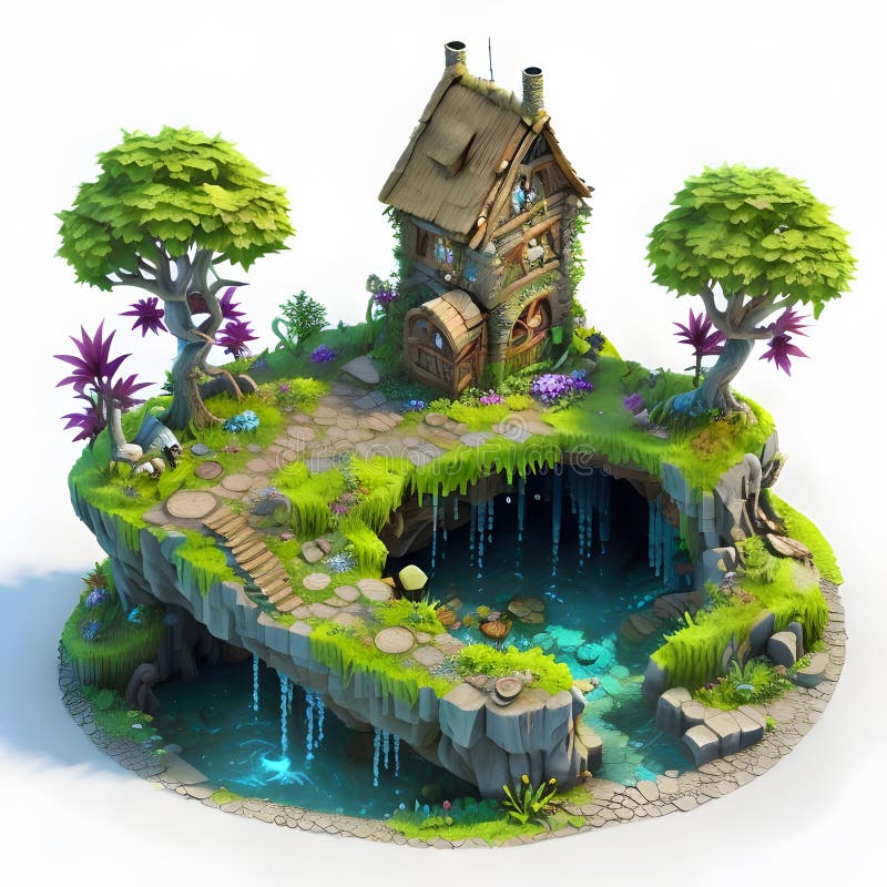 Immersive Fantasy Island: Stylized Game Assets for Detailed and Vivid ...