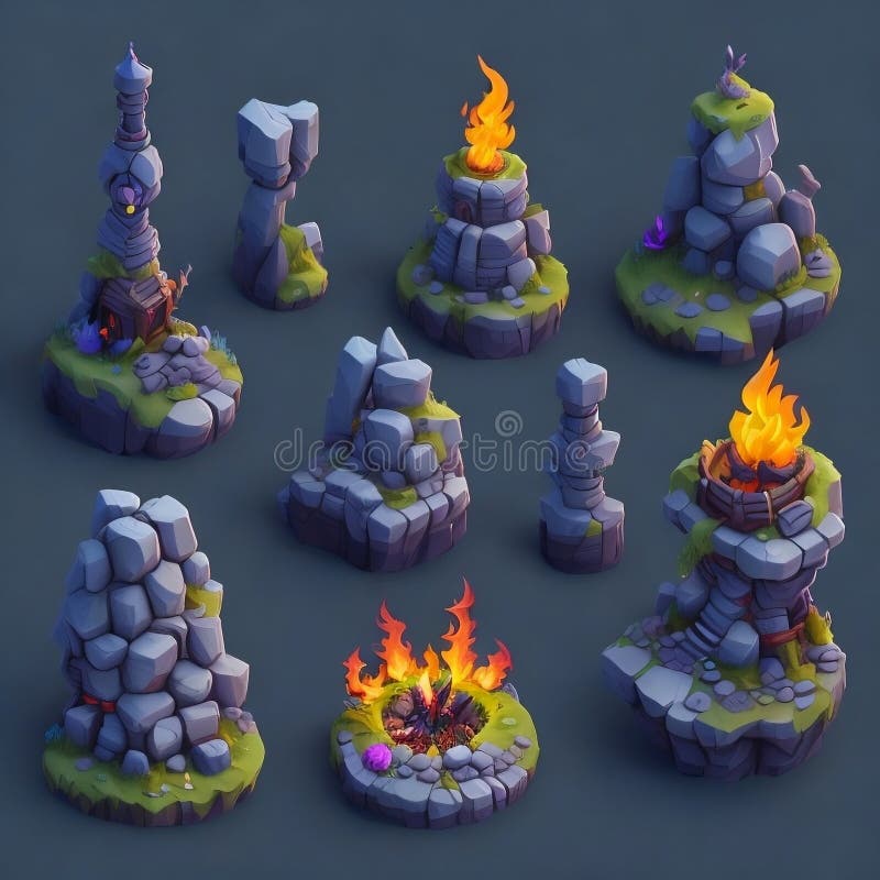 Immersive Fantasy Island: Stylized Game Assets for Detailed and Vivid ...