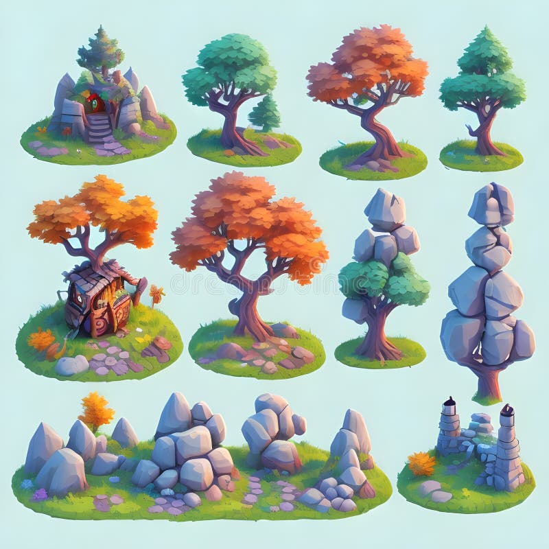 Immersive Fantasy Island: Stylized Game Assets for Detailed and Vivid ...