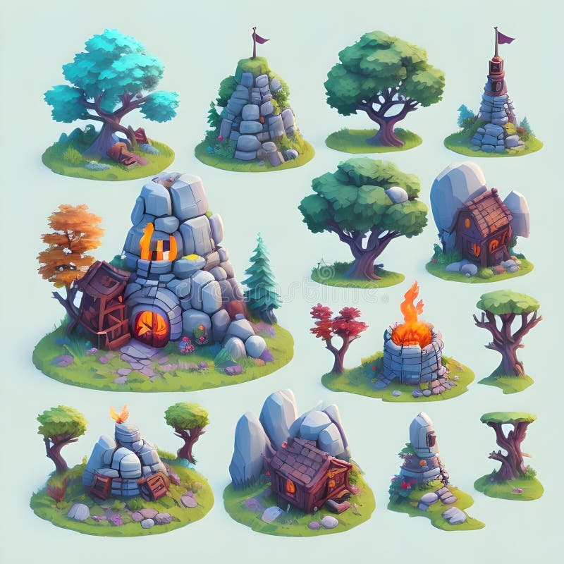 Immersive Fantasy Island: Stylized Game Assets for Detailed and Vivid ...