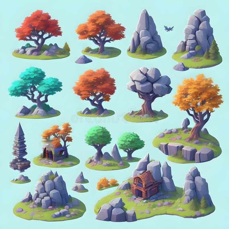 Immersive Fantasy Island: Stylized Game Assets for Detailed and Vivid ...