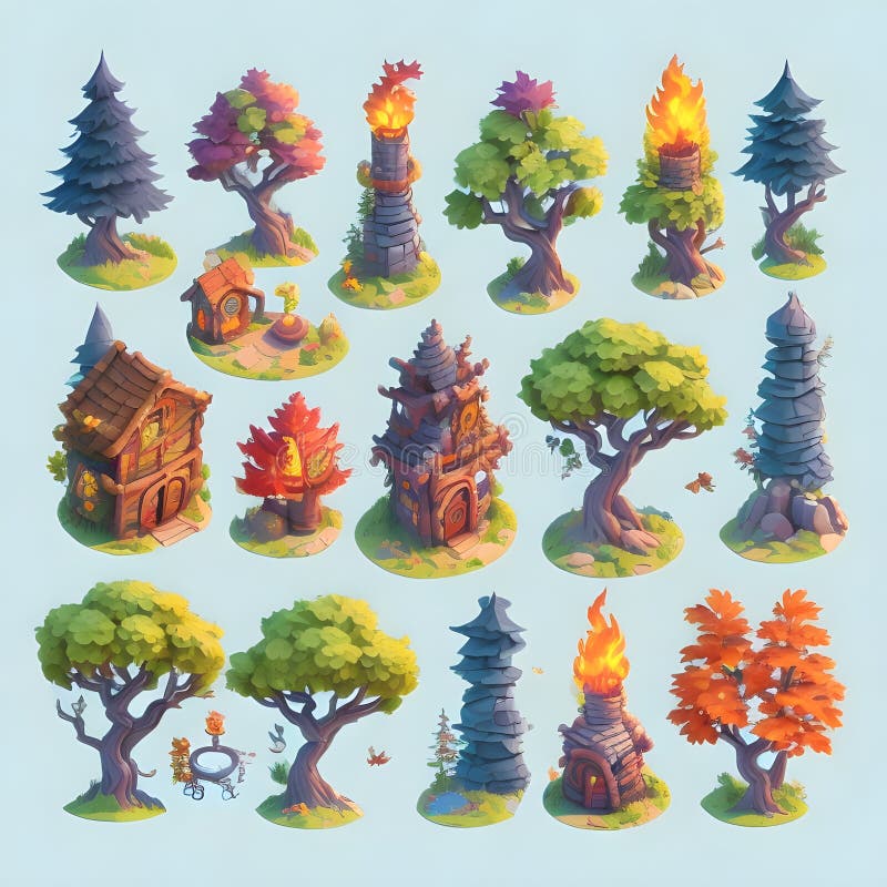 Immersive Fantasy Island: Stylized Game Assets for Detailed and Vivid ...