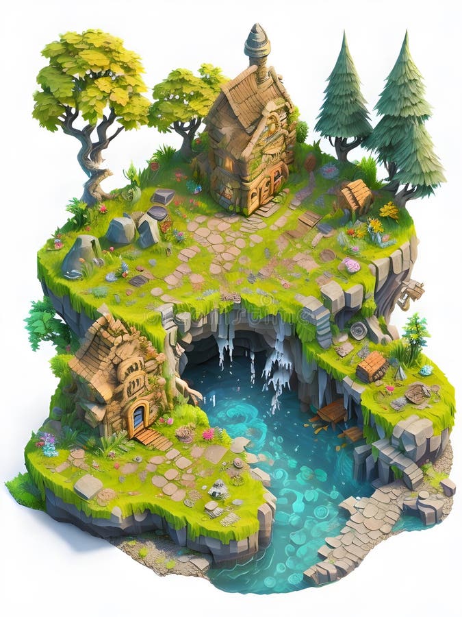 Immersive Fantasy Island: Stylized Game Assets for Detailed and Vivid ...