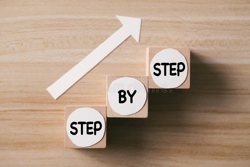 Step by Step Concept stock image. Image of graph, game - 149413165