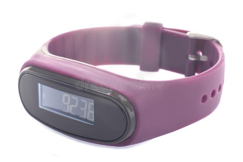 Step Counter Digital Fitness Tracker Stock Photo - Image of equipment ...