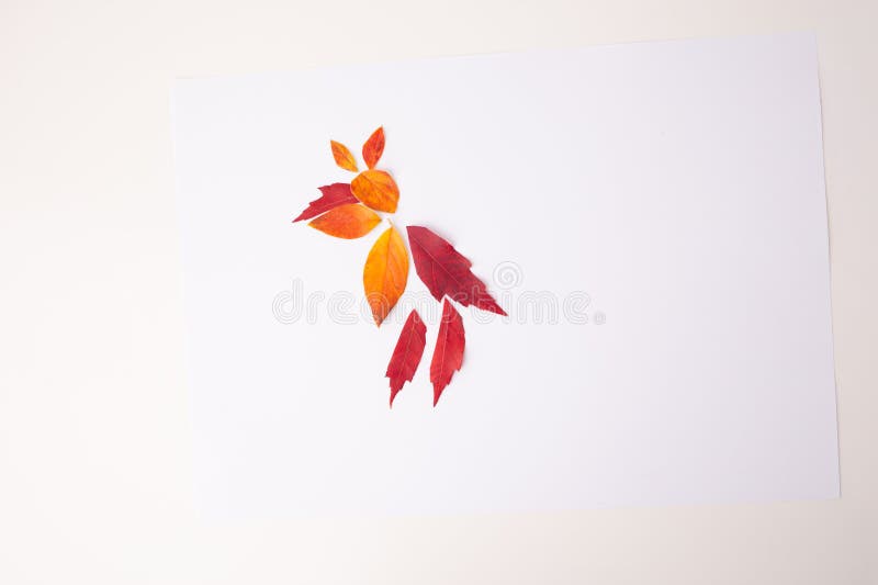 Step of Creative Process, Autumn Creative Composition of Fox Made of ...