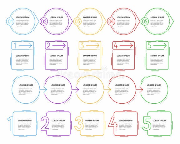 Step Linear Process Diagram Stock Illustrations – 10,989 Step Linear ...