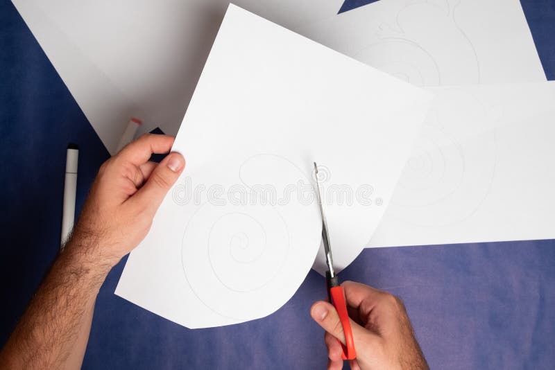 Step 7. DIY Halloween Paper Ghost. Halloween Craft Step by Step ...