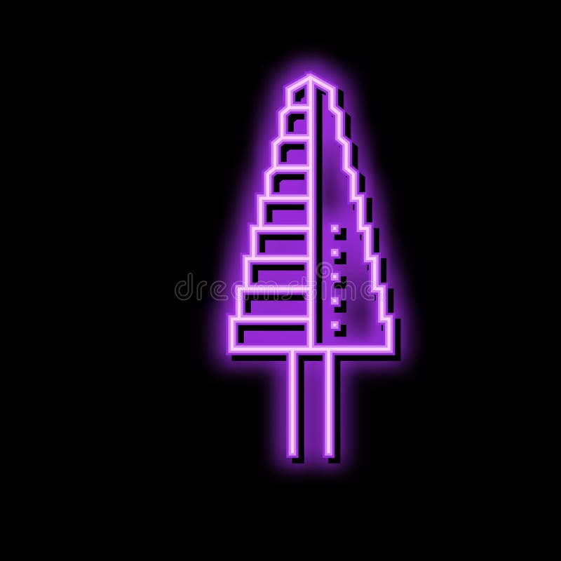 Step Drill Bit Neon Glow Icon Illustration Stock Vector - Illustration ...
