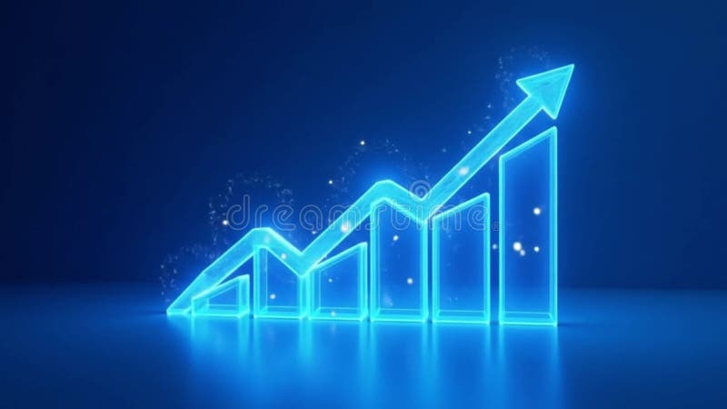 Data Surge: Unlocking Growth through 3D Visualization Stock Video ...