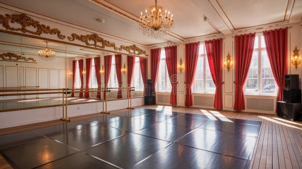 Classic Dance Studio Setting Stock Illustrations – 71 Classic Dance ...