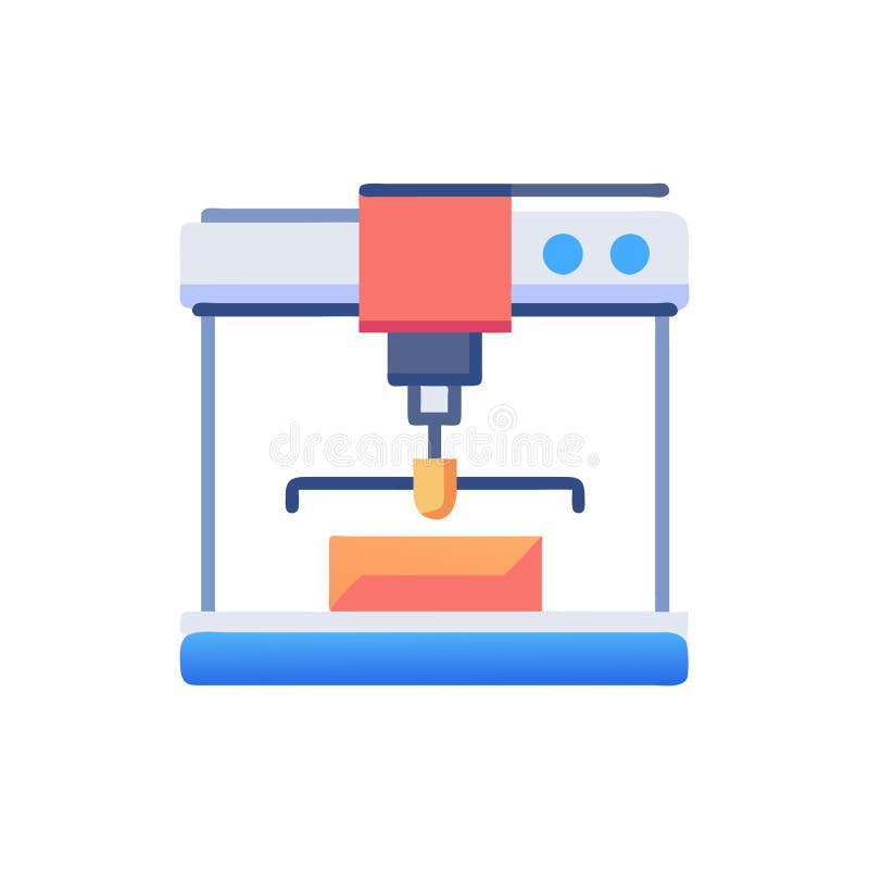 Understanding the 3D Printing Process Step-by-Step Stock Illustration ...