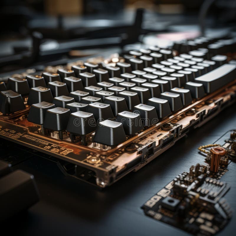 Luxurious Mechanical Computer Computer with Electronics Exposed ...