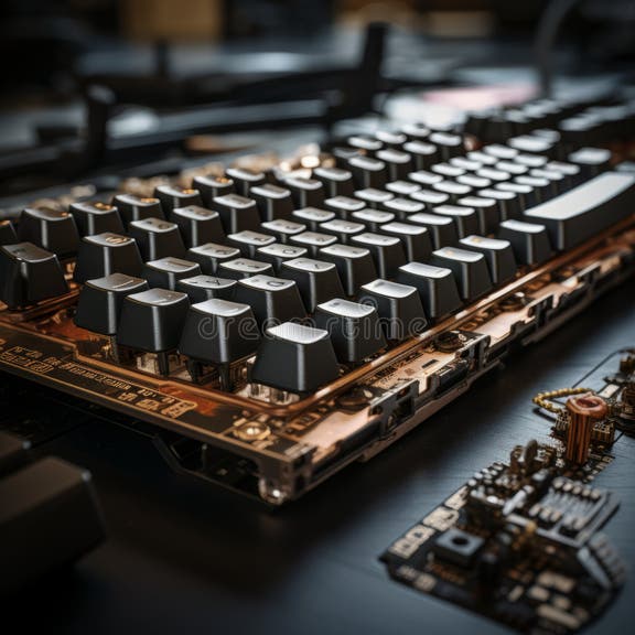 Luxurious Mechanical Computer Computer with Electronics Exposed ...