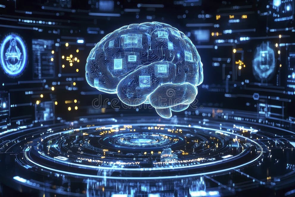 Step into the Future of Cognitive Exploration with this High-tech AI Brain Scan, Meticulously ...