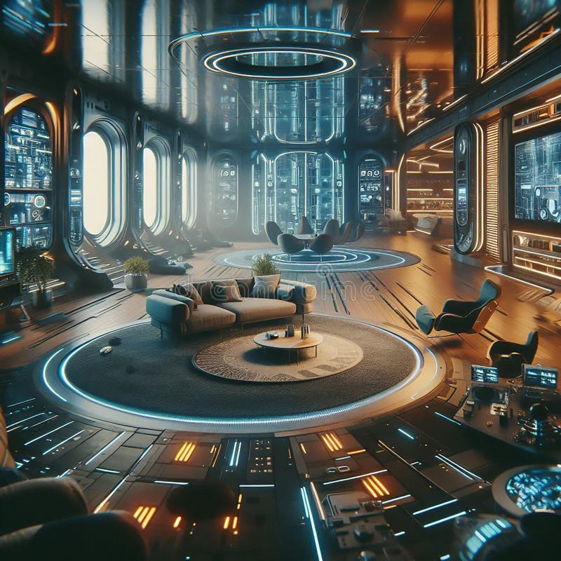 Modern Lighting and a High-tech Aesthetic Characterize this Futuristic ...