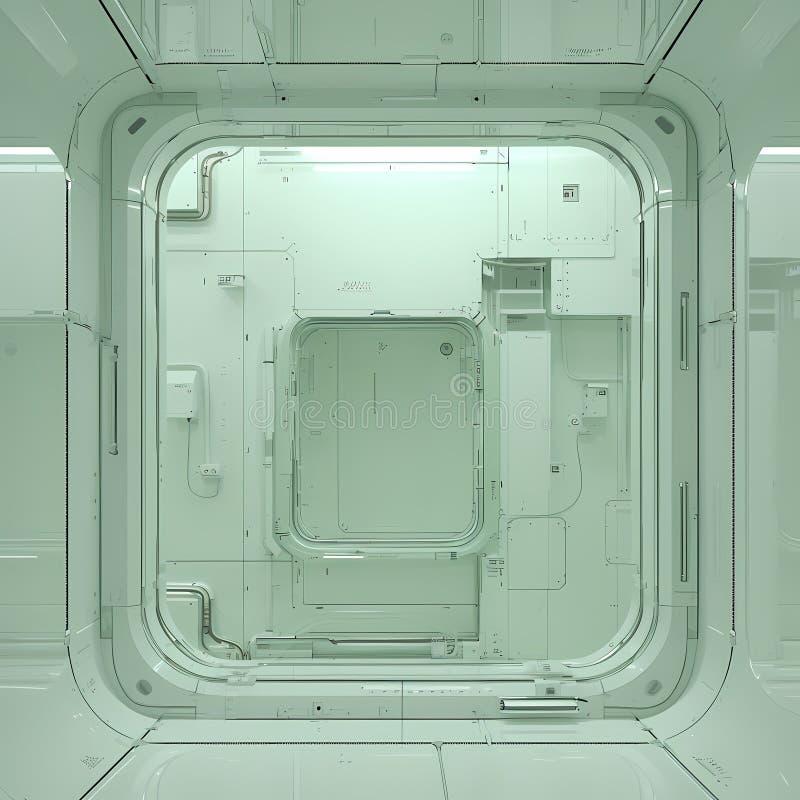 Reflection of Future: the Cybernetic Fitting Room Experience Stock ...