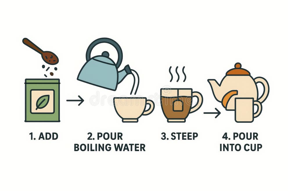 Step-by-Step Guide To Brewing Tea with Simple Instructions and ...