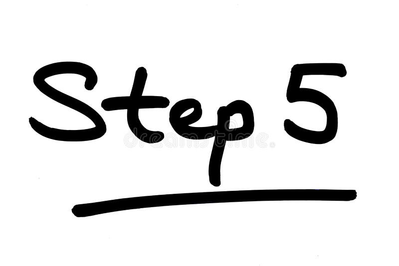 The Fifth Stage Of Washing Hands Stock Illustration - Illustration of ...