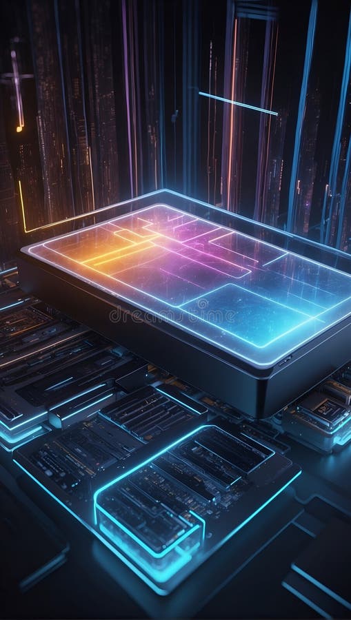 QuantumQuotient S Data Horizon: a 3D Unveiling of Tomorrow. AI Generate ...