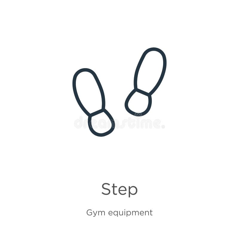 Step Icon Vector Sign And Symbol Isolated On White Background Stock ...