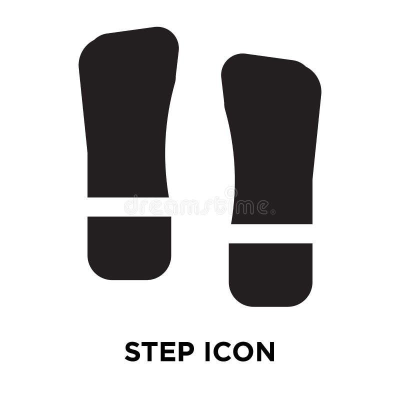 Step Icon Vector Isolated on White Background, Logo Concept of S Stock ...